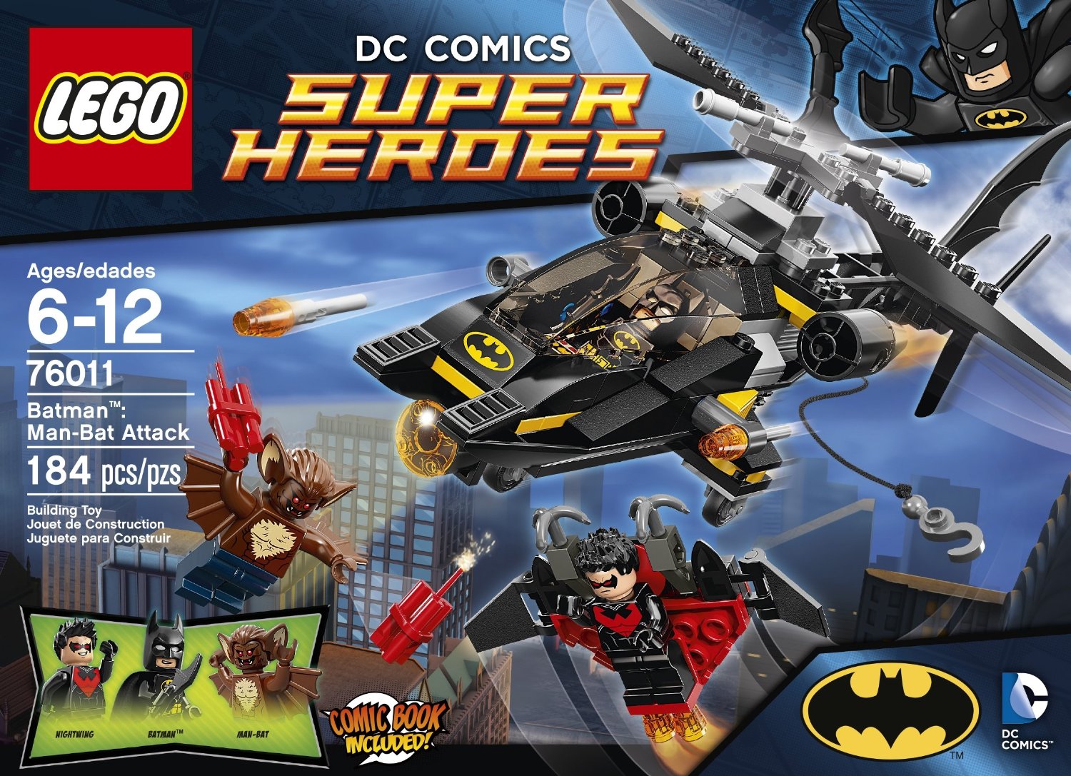 REVIEW LEGO 76011 Batman - L’attaque de Man-Bat - HelloBricks