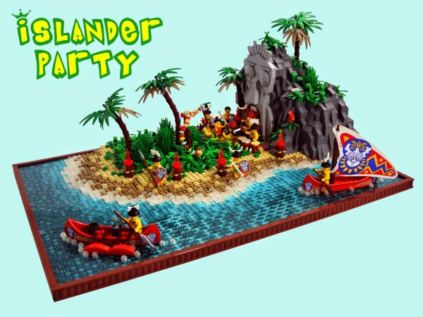 Islander Party - MOC LEGO - HelloBricks