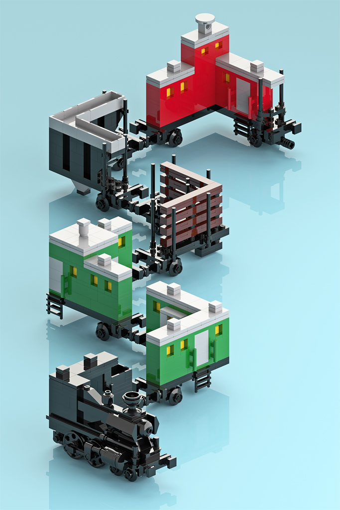 Un train pas comme les autres... - HelloBricks