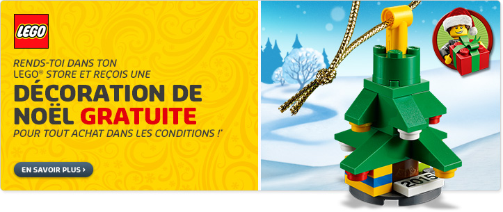 Un sapin de Noël LEGO offert dès 30€ d'achat en LEGO Store - HelloBricks