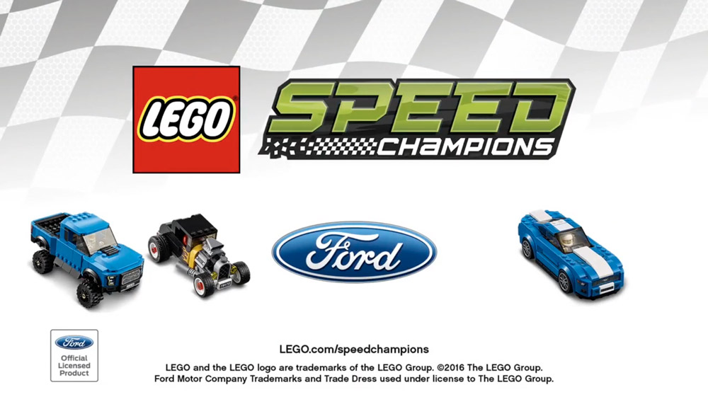 LEGO Speed Champions Ford 2016 : le 1er mars 2016 - HelloBricks