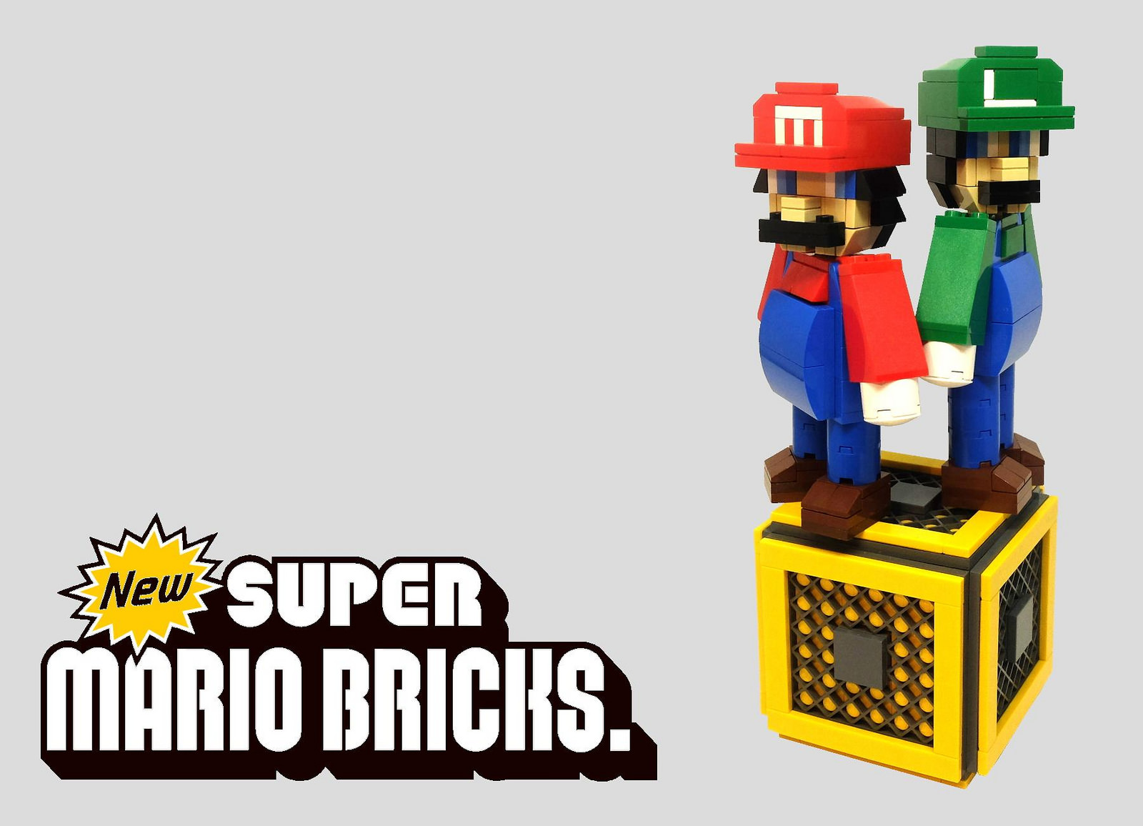 Mario et Luigi, brothers in bricks - HelloBricks