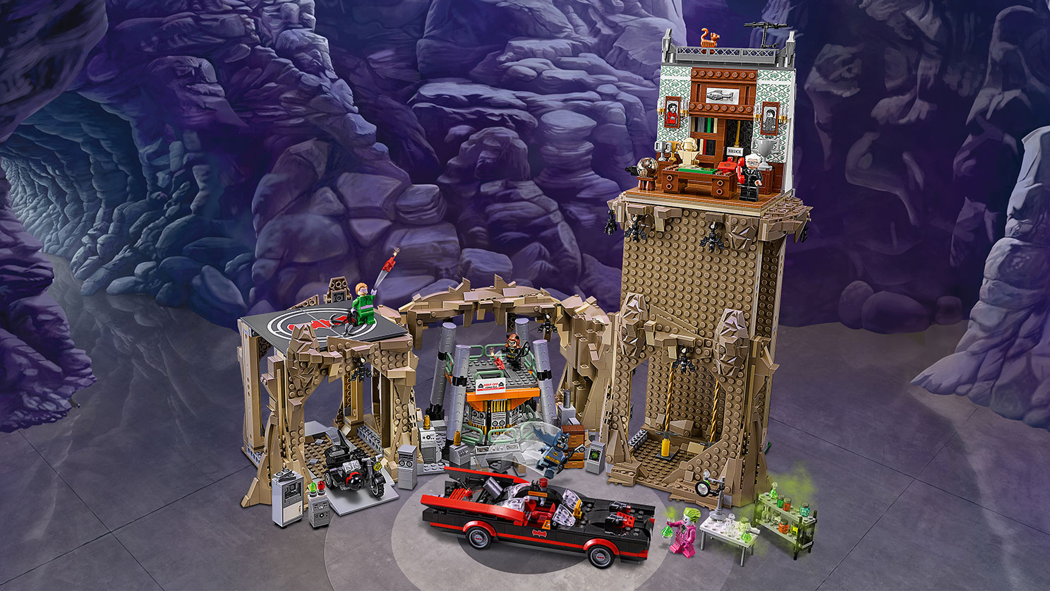 REVIEW LEGO 76052 Batman Classic TV Series Batcave - HelloBricks