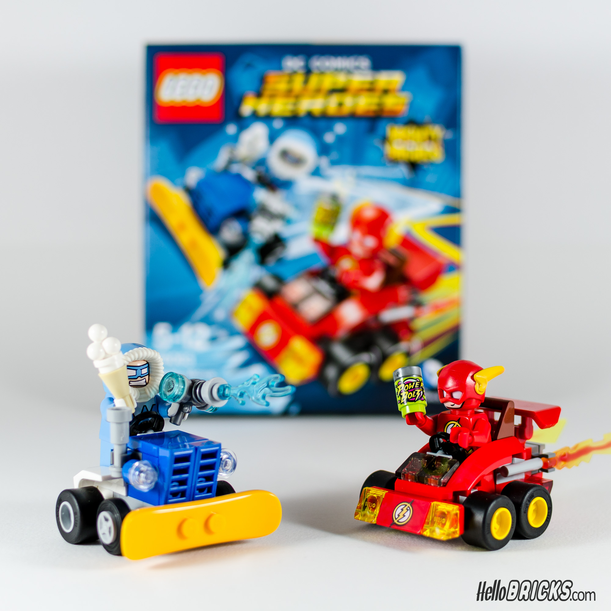 REVIEW LEGO 76063 Mighty Micros Flash vs Captain Cold - HelloBricks