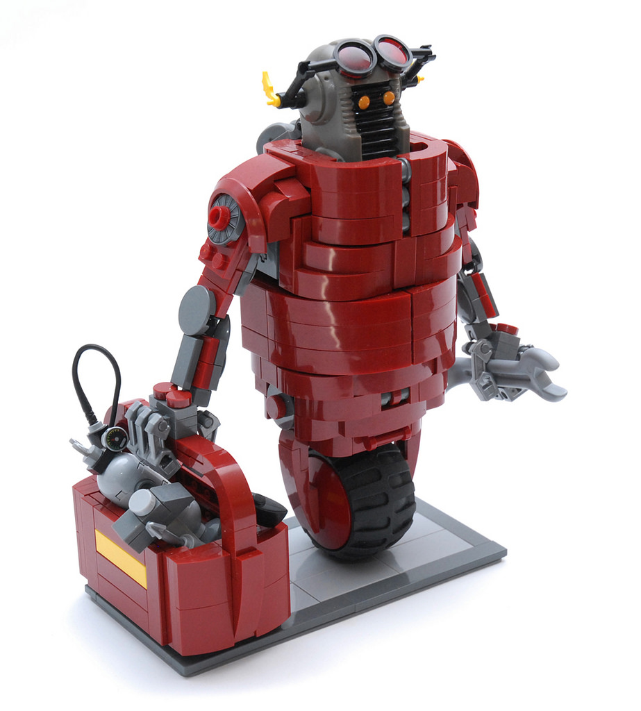 Robot mécanicien mono-roue et... Galidor - HelloBricks