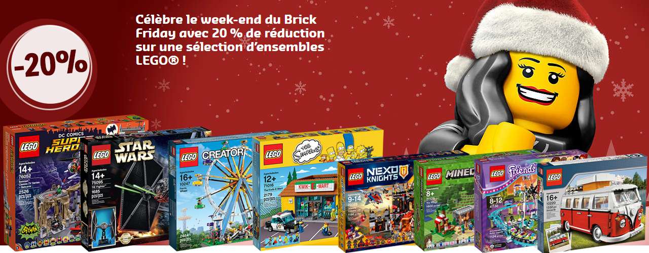 LEGO Brick Friday : une sélection de sets à -20% et le Snow Globe ...