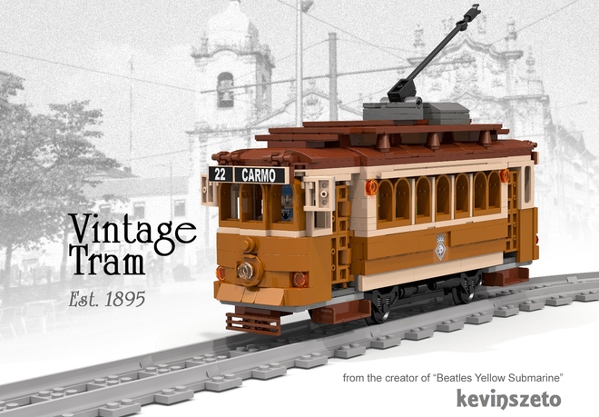 LEGO Ideas : 10000 votes pour le projet Vintage Tram - HelloBricks