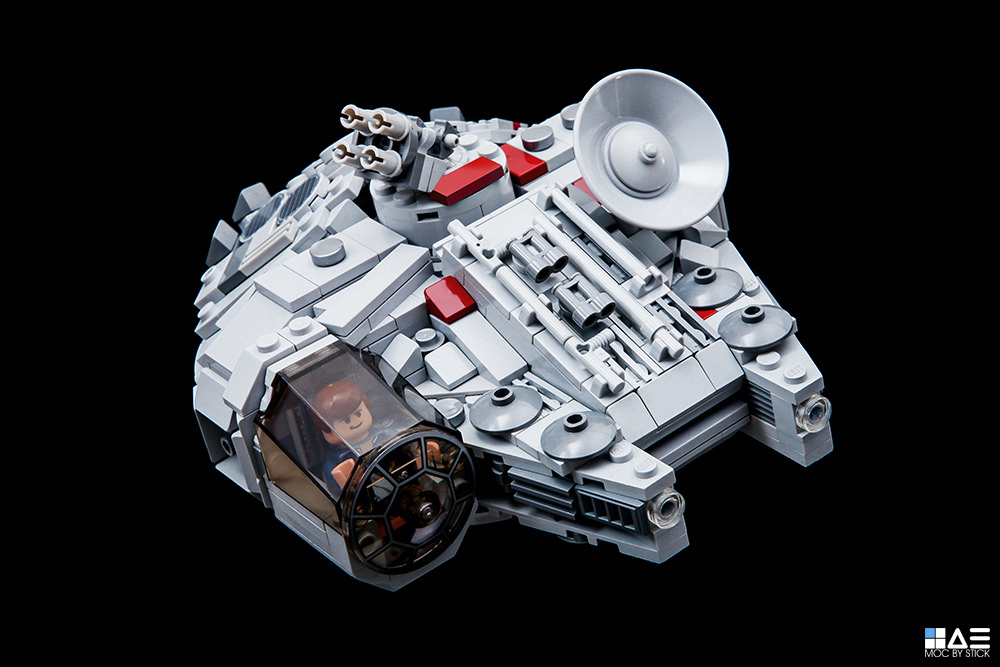 Mini Millennium Falcon chibi : le fichier .LXF disponible - HelloBricks