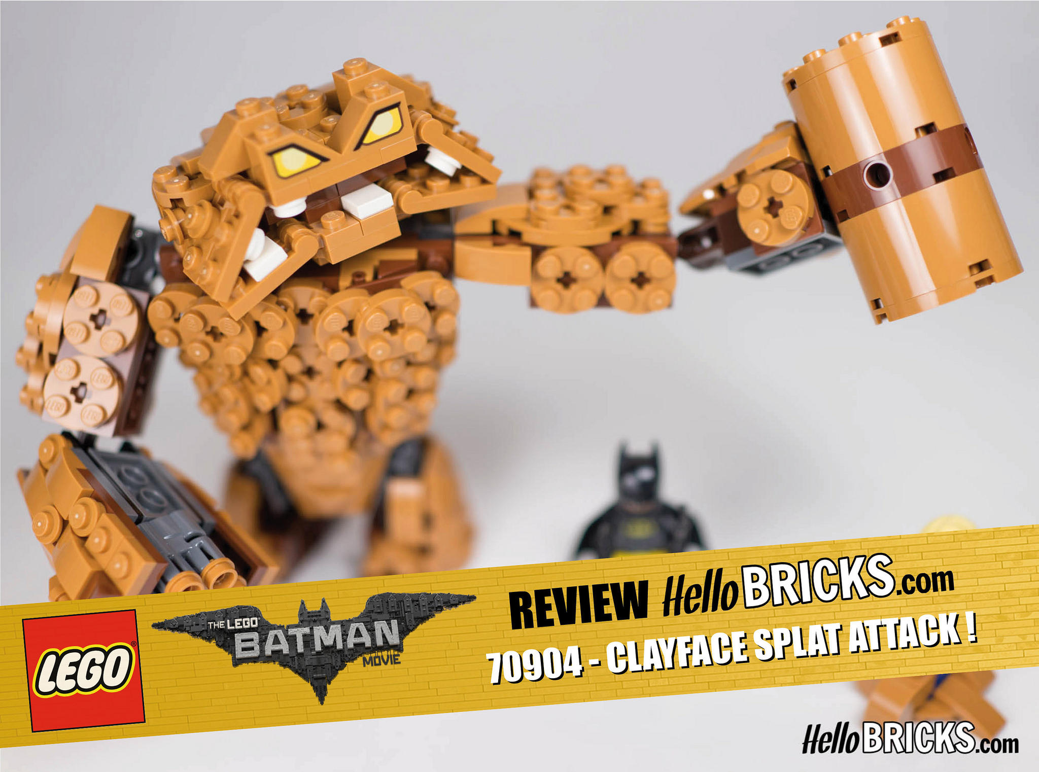 REVIEW LEGO 70904 - The LEGO Batman Movie - ClayFace Attack - HelloBricks