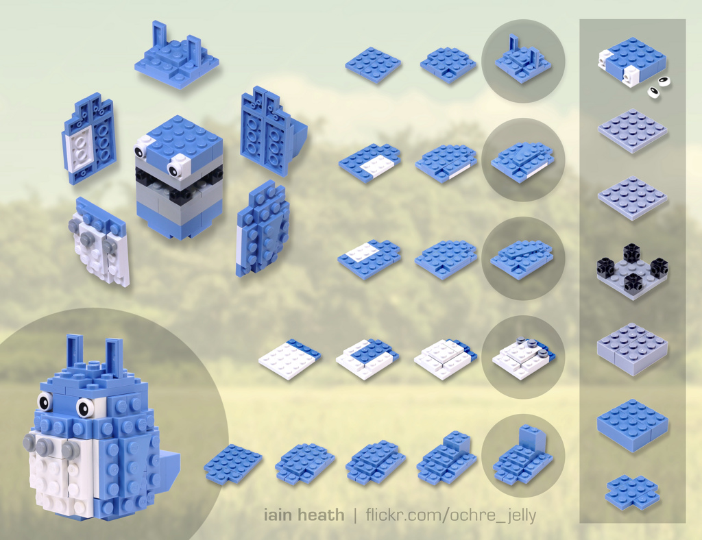 Totoro : les instructions - HelloBricks