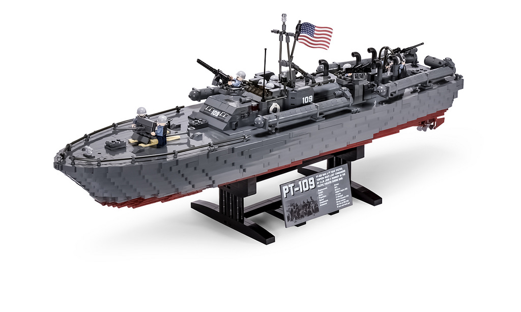 Torpilleur John F. Kennedy’s PT-109 WW2 - HelloBricks