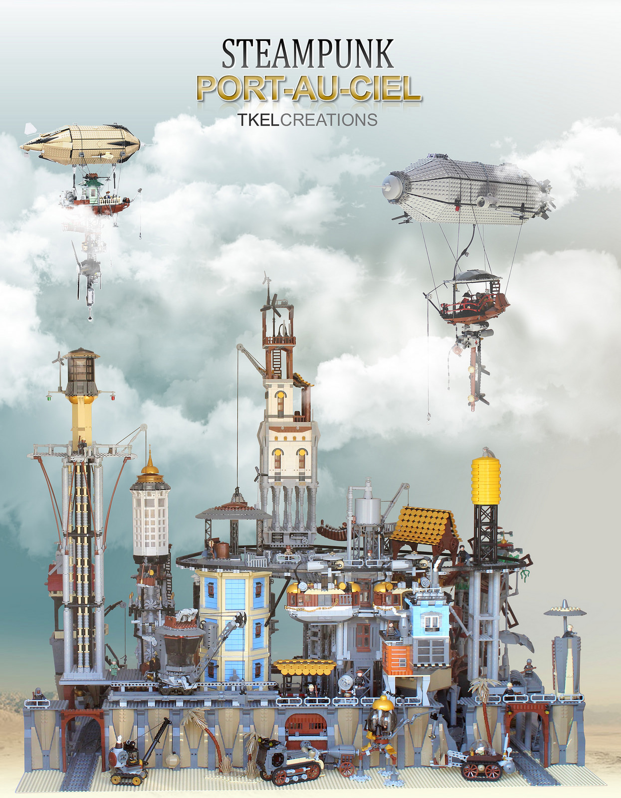 Port-Au-Ciel, paradis Steampunk - HelloBricks