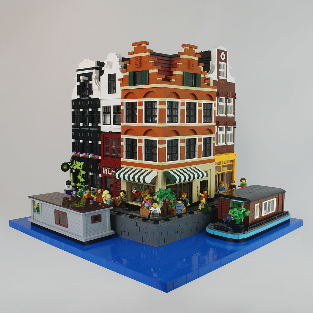 Les canaux d'Amsterdam version modular - HelloBricks