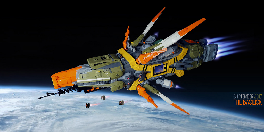SHIPtember Basilisk Battlecruiser - HelloBricks