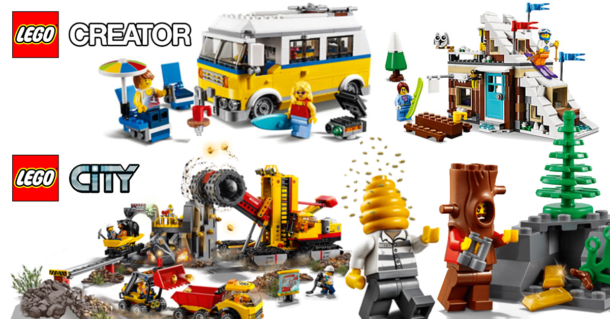 Nouveautés LEGO City et Creator 2018 : suite des visuels officiels ...