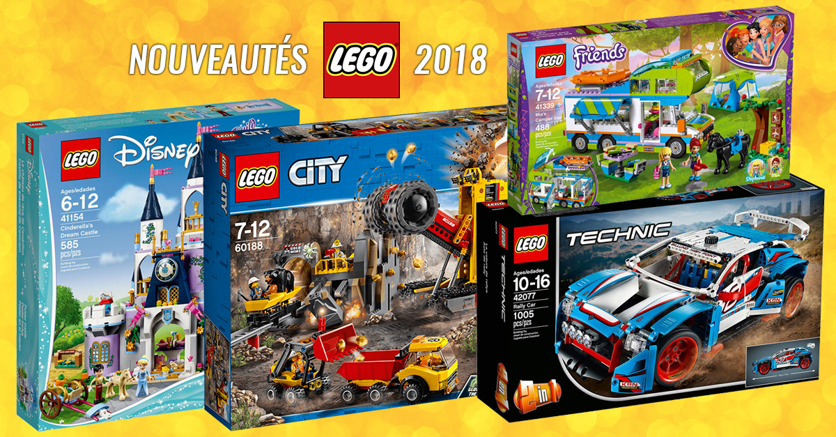 Première vague de nouveautés LEGO 2018 disponibles sur le Shop@Home ...