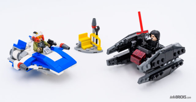REVIEW LEGO Star Wars Microfighters 75196 A-Wing vs. TIE Silencer ...