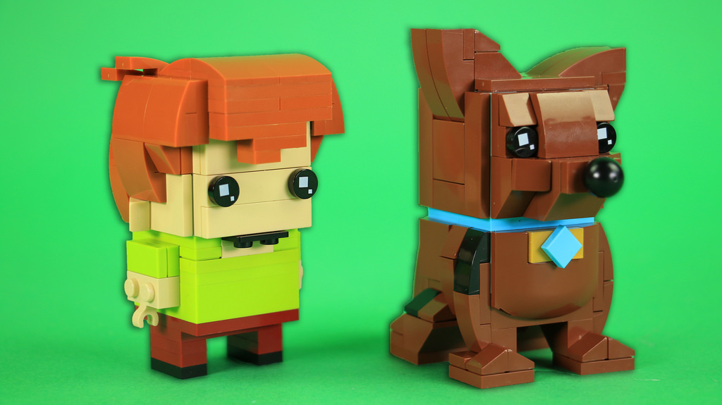 Duo Brickheadz Scooby-Doo et Sammy - HelloBricks