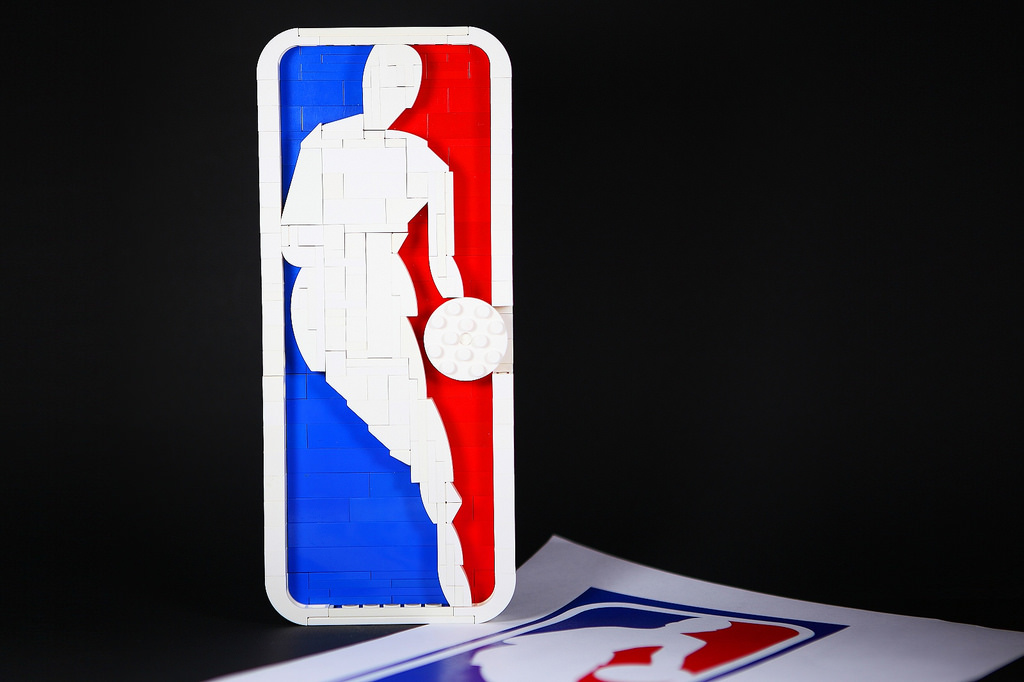 NBA logo - HelloBricks