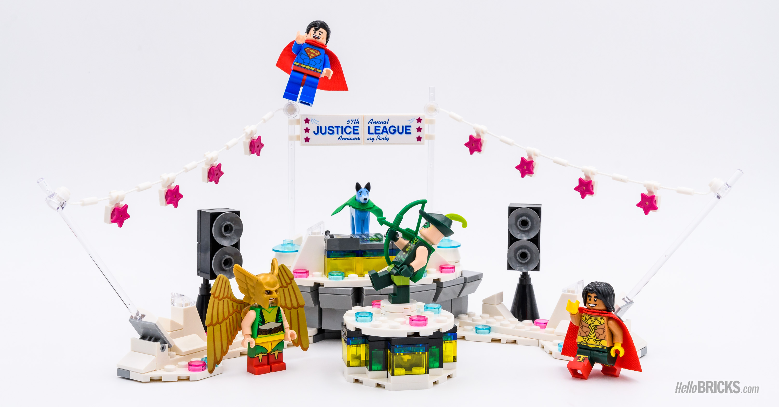 REVIEW LEGO 70919 The Justice League Anniversary Party, la pure ...