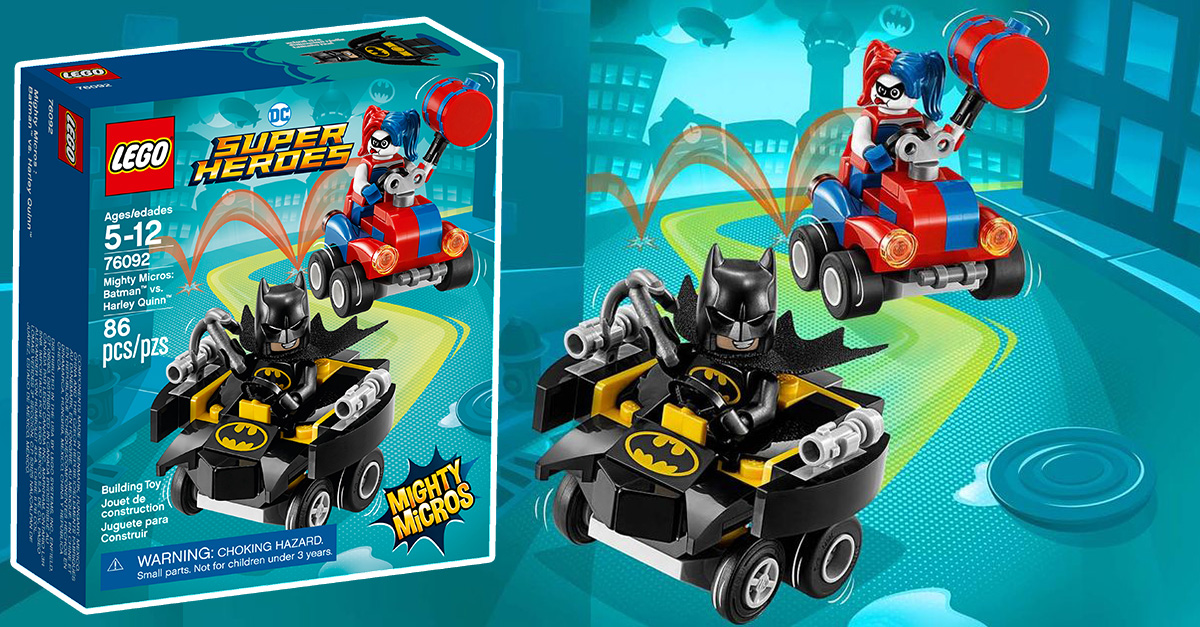 REVIEW LEGO 76092 DC Comics Mighty Micros : Batman vs Harley Quinn ...