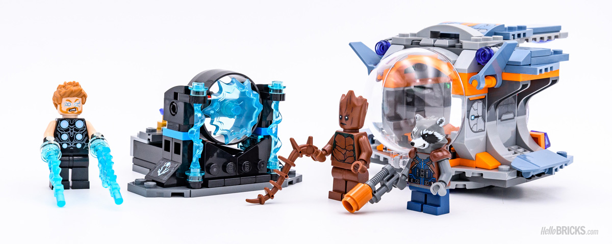 REVIEW LEGO Marvel 76102 Thor's Weapon Quest - HelloBricks