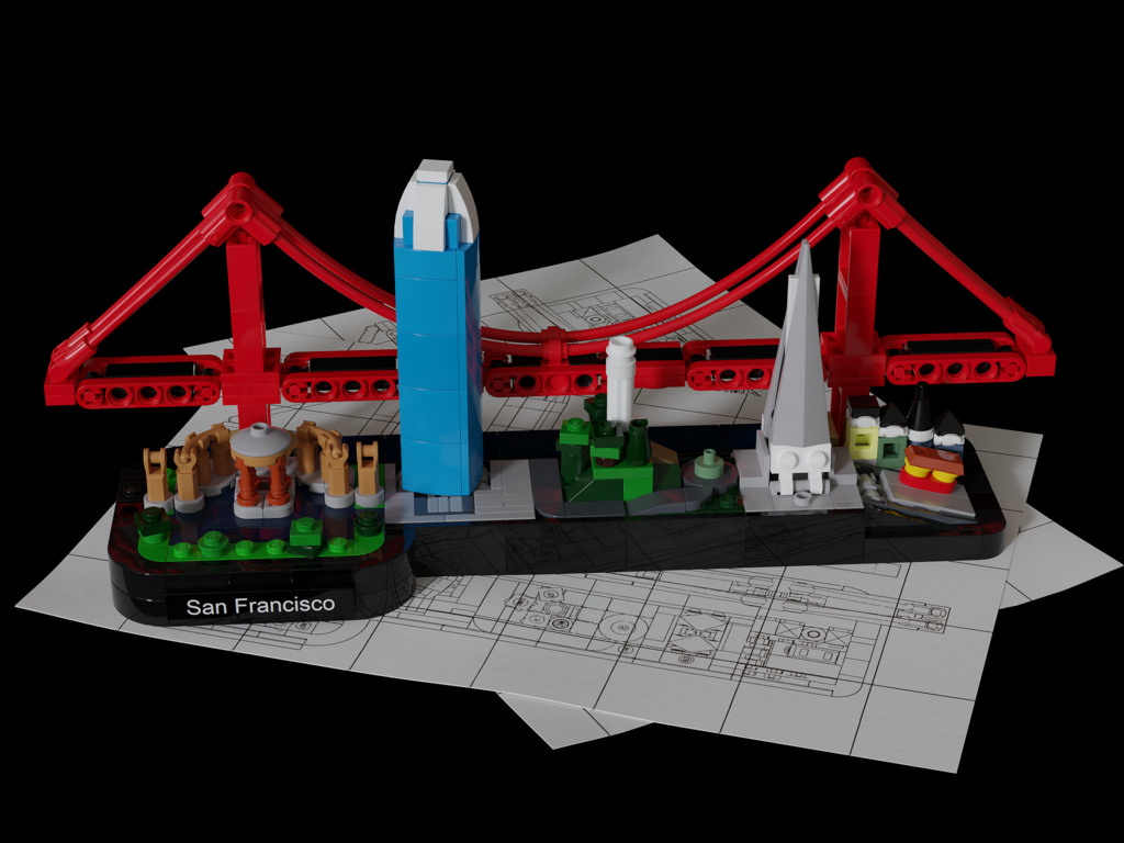 LEGO Architecture San Francisco Skyline - HelloBricks