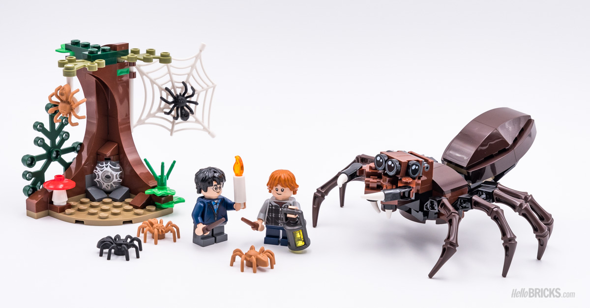 REVIEW LEGO 75950 Harry Potter Aragog’s Lair - HelloBricks