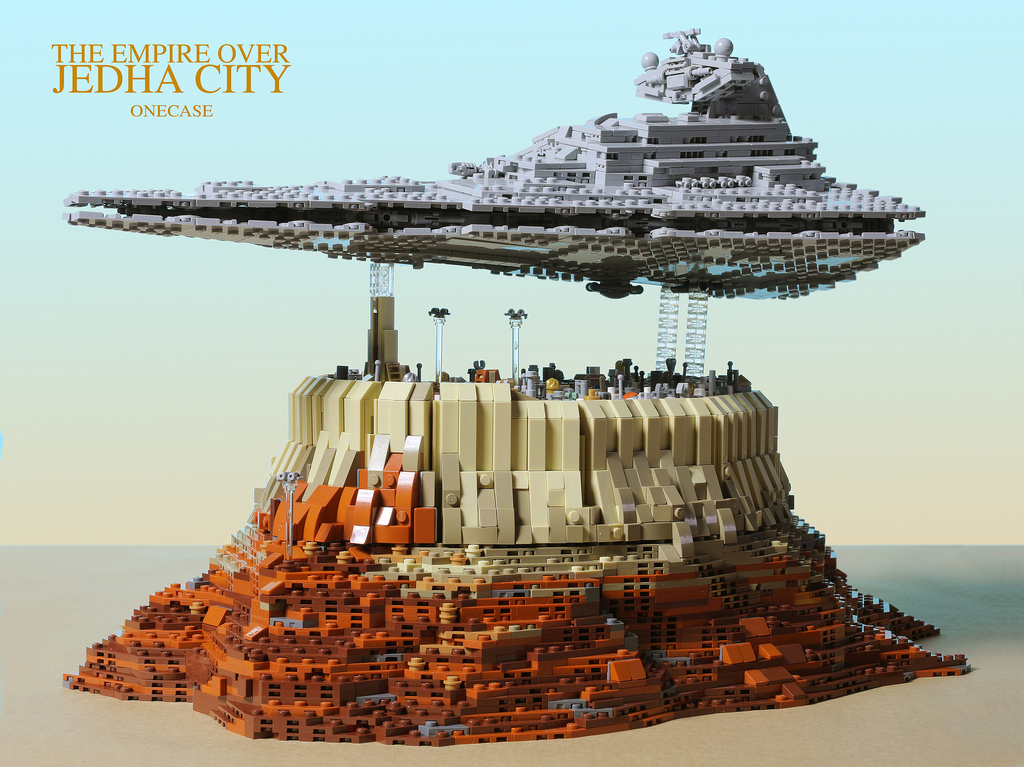 Star Wars Rogue One : Star Destroyer au dessus de Jedha City - HelloBricks