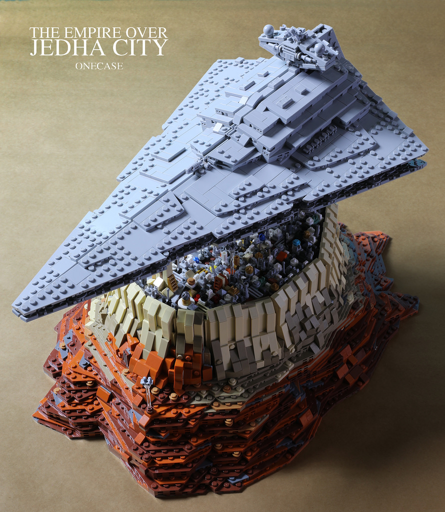 Star Wars Rogue One : Star Destroyer au dessus de Jedha City - HelloBricks