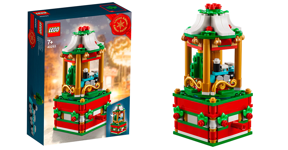 Nouveauté LEGO 40293 Christmas Carousel : Noël approche - HelloBricks