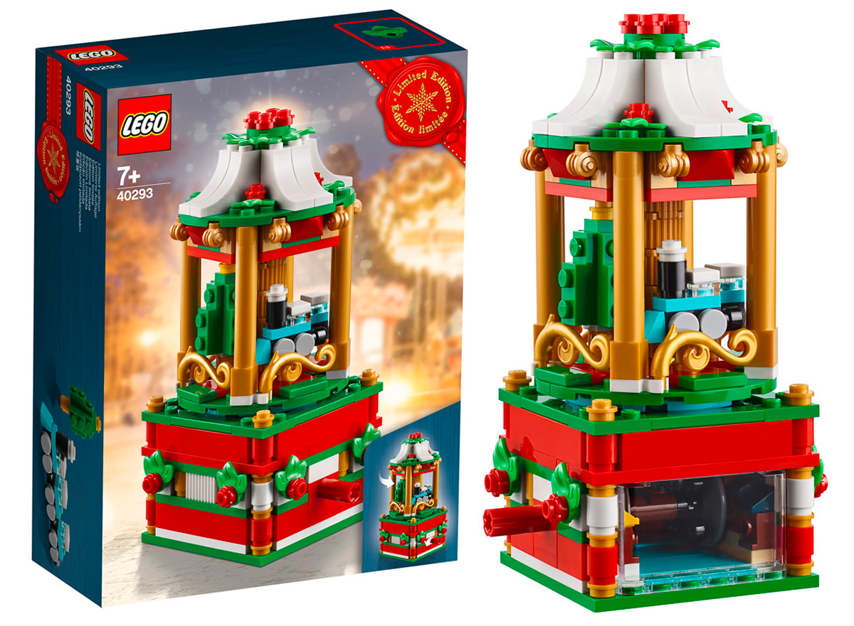 Chez LEGO : 40293 Christmas Carousel et polybag Star Wars 40299 Kessel ...