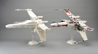 Comme une maquette avant peinture : LEGO 9493 X-Wing Starfighter ...