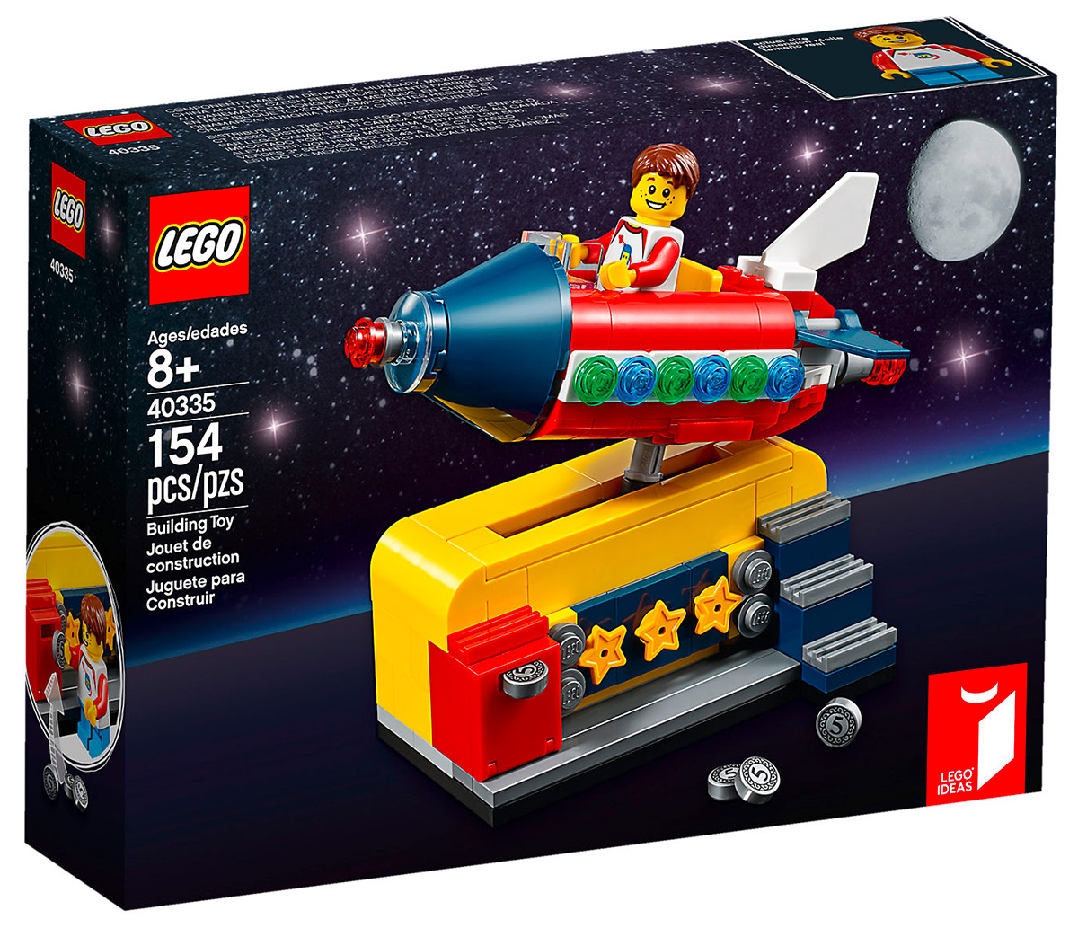 Chez LEGO : le mini set LEGO Ideas 40335 Space Rocket Ride offert à ...