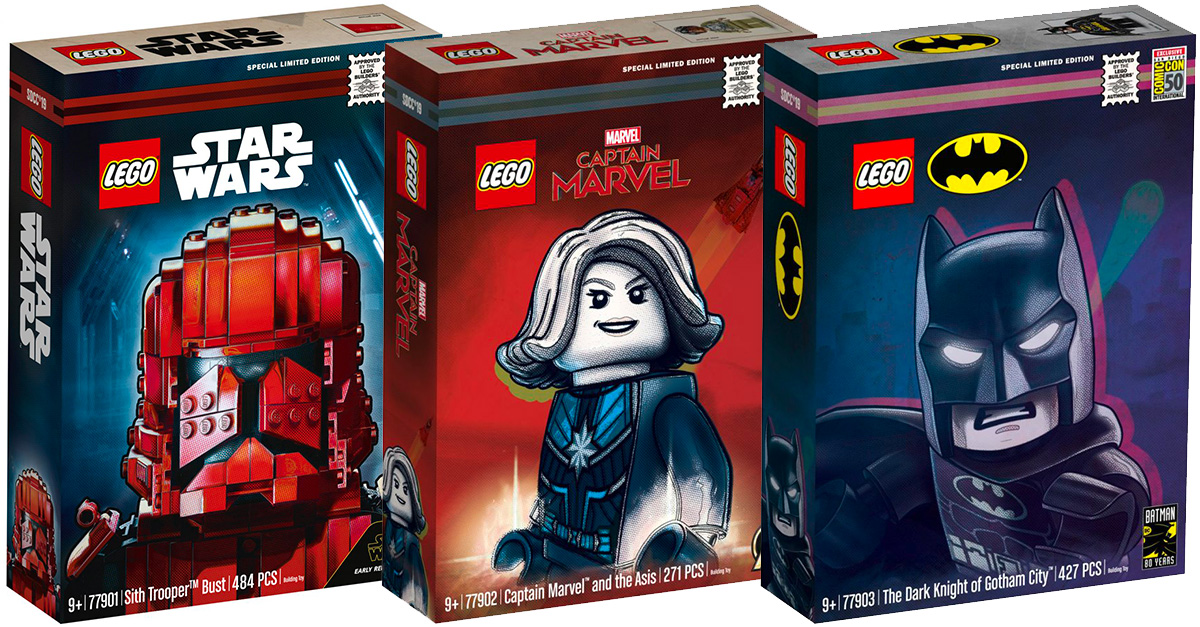 Exclusivités LEGO SDCC 2019 : les instructions sont en ligne - HelloBricks