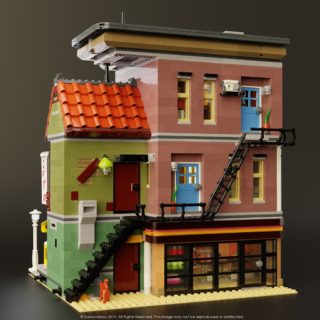 Modular Donut Shop - HelloBricks