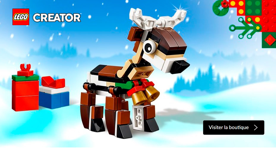Chez LEGO : le renne Creator 40434 offert dès 35€ d'achat - HelloBricks