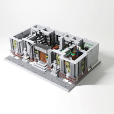 Arkham Asylum version LEGO Modular - HelloBricks