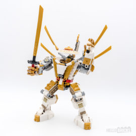 REVIEW LEGO Ninjago 71702 Golden Mech - HelloBricks