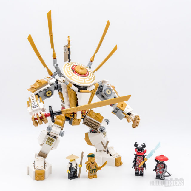 REVIEW LEGO Ninjago 71702 Golden Mech - HelloBricks