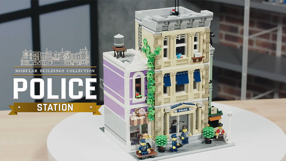 LEGO Modular 10278 Police Station : la vidéo des designers - HelloBricks