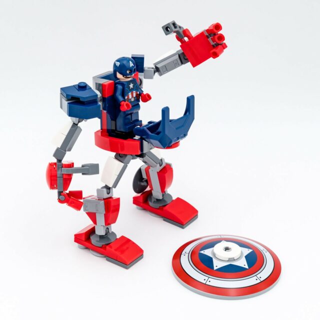 REVIEW LEGO Marvel Mech Armors : 76168 Captain America, 76169 Thor ...