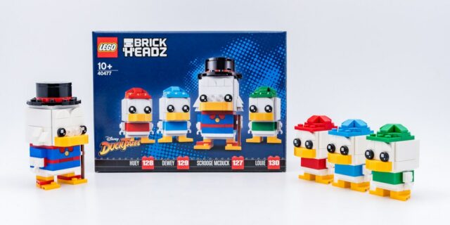 Review LEGO BrickHeadz 40476 Daisy Duck et 40477 La Bande à Picsou ...