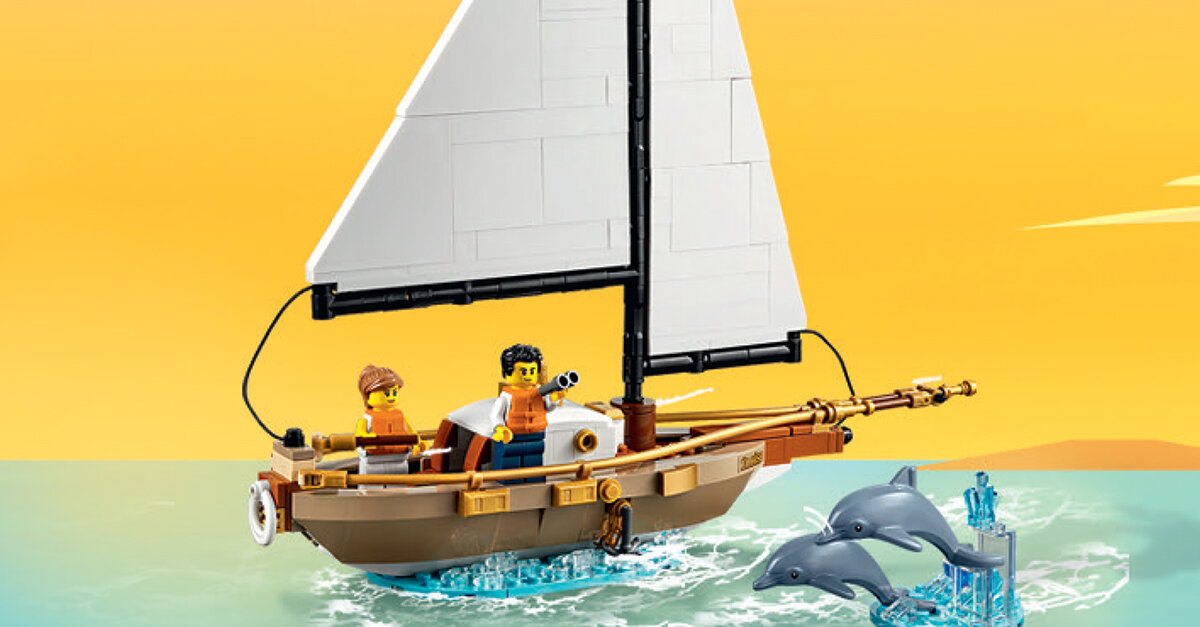 Offert en août 2021 chez LEGO : le set LEGO Ideas 40487 Sailboat ...