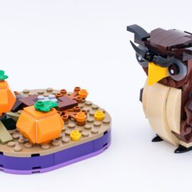 Review LEGO Iconic 40497 Halloween Owl - HelloBricks