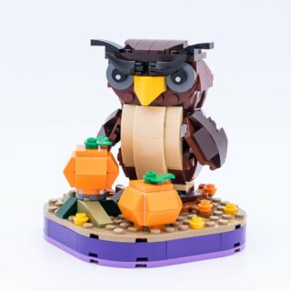 Review LEGO Iconic 40497 Halloween Owl - HelloBricks