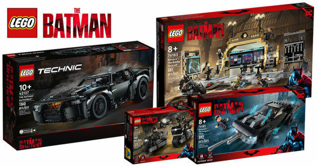 Nouveautés LEGO 2022 The Batman : les quatre boites tirées du film sont ...