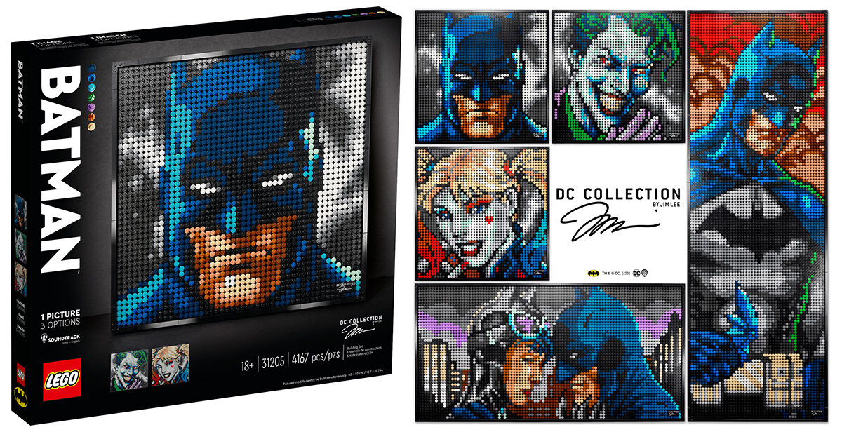 Nouveauté LEGO Art 31205 Jim Lee Batman Collection : en ligne sur le ...