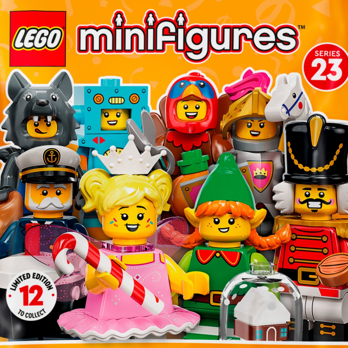 LEGO 71034 Collectible Minifigures Series 23 : tous les personnages sont en ligne - HelloBricks