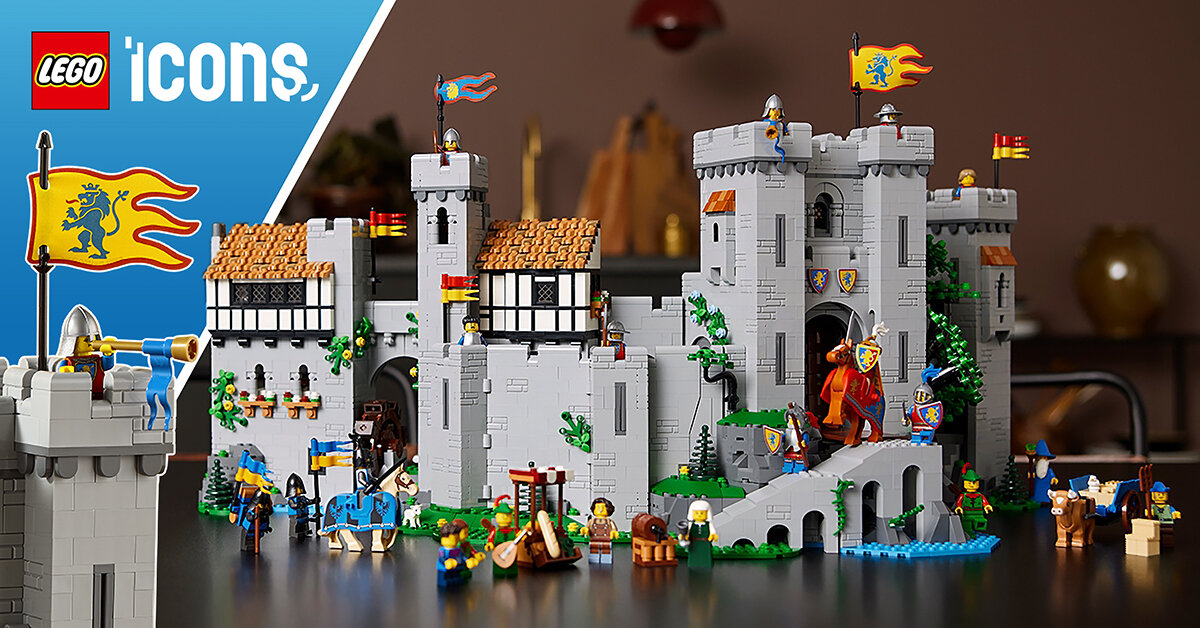 Lego Icons 10305 Lion Knights Castle Maintenant Disponible Pour Tous